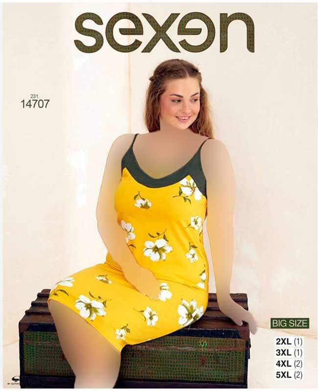 تونیک سایز بزرگ زنانه کد 14707 - فروشگاه پاموک